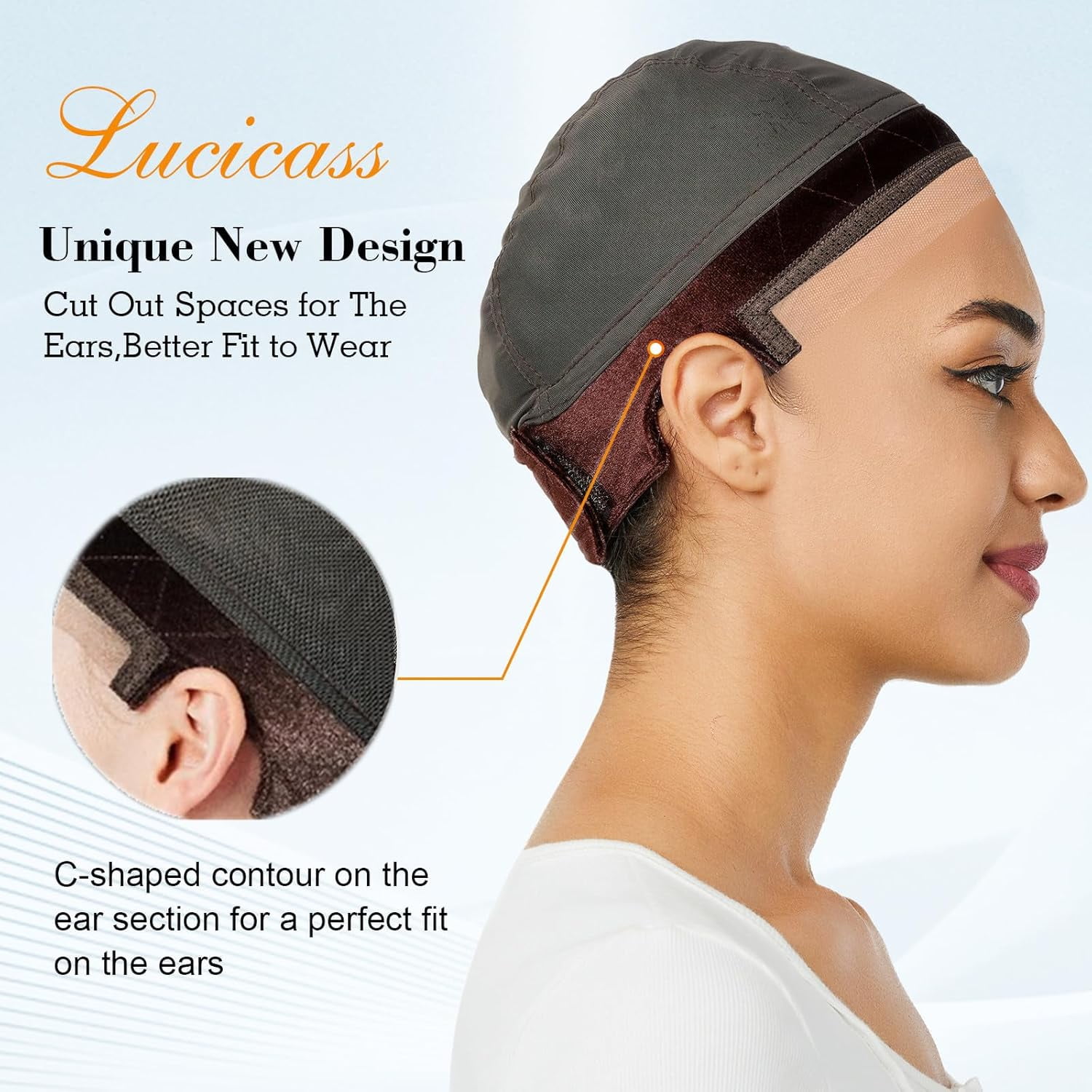 FGERFE-Wig Cap for Women,Wig Grip Cap for Keeping Wigs in Place,Non ...