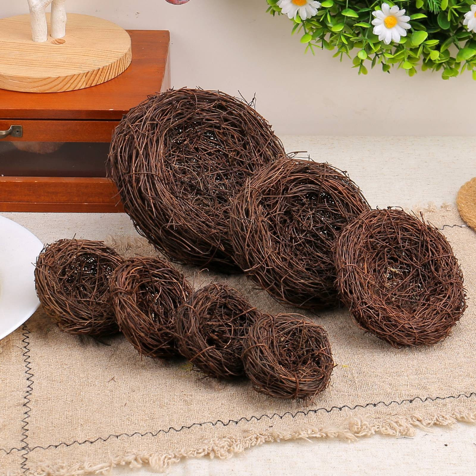 FGJH Easter Simulation Bird's Garden Simulation Diy Weaving Dead ...