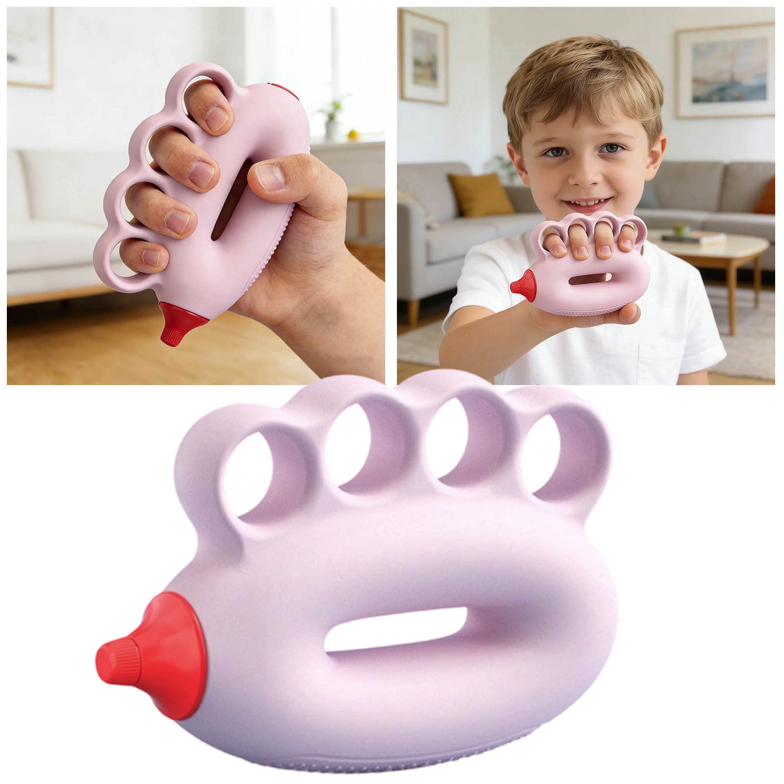 FGJH Hand Grip Strengthener For Kids Silicone Finger Exercise With ...