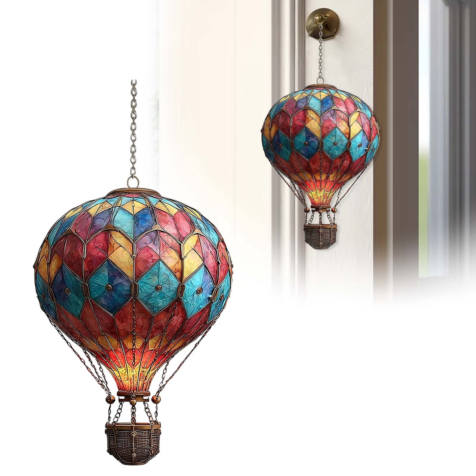 FGJHF Hot Air Balloon 2D Pendant Design Easily Enhances ，The Home Home ...