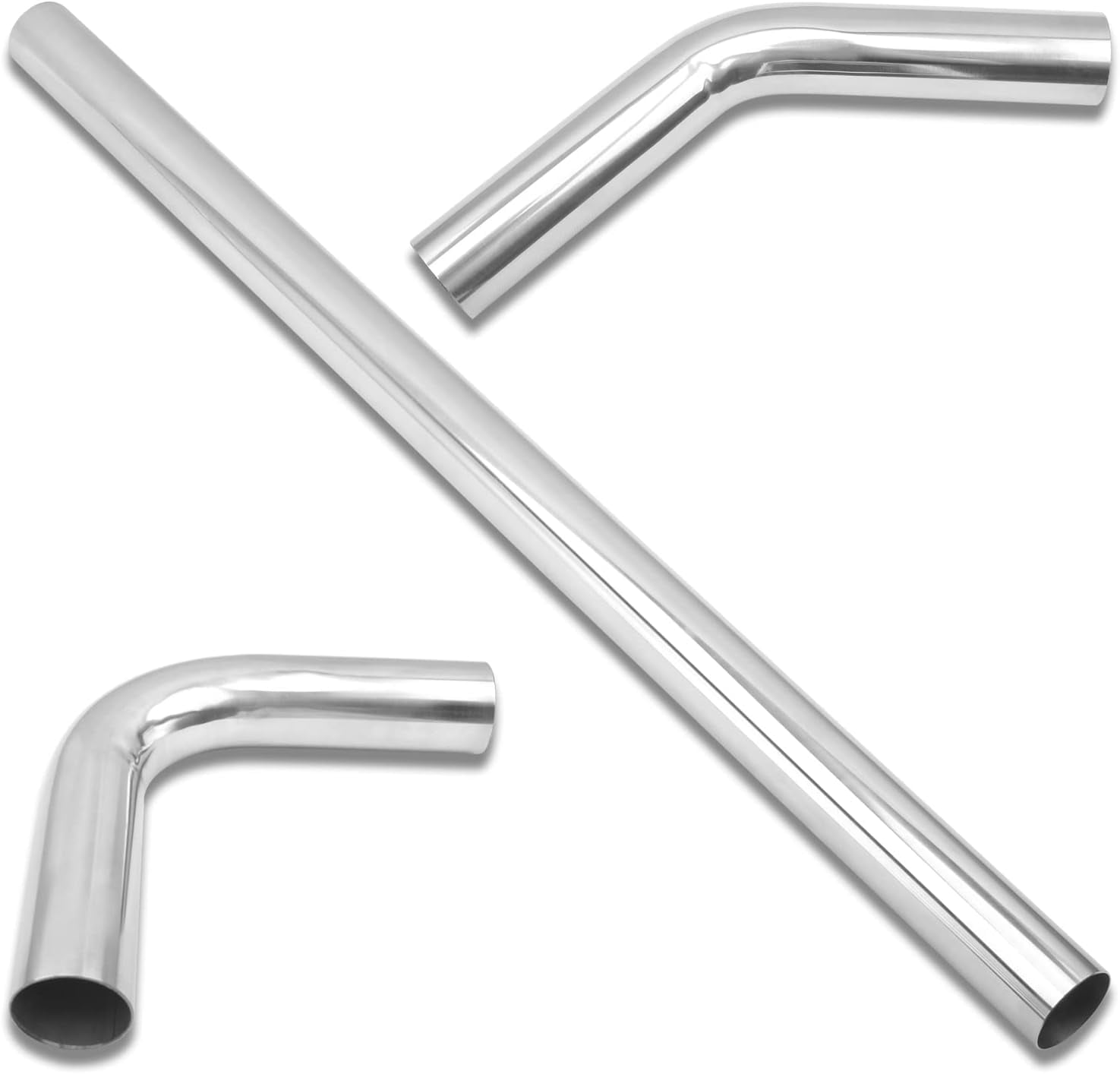 FGJQEFG 2 Inch DIY Custom Mandrel Exhaust Pipe Exhaust Straight ...