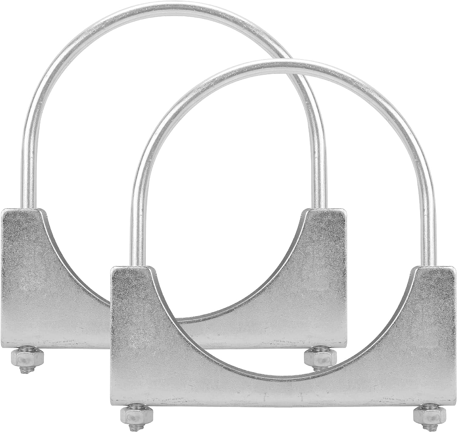 FGJQEFG 3.5" Exhaust U Bolt Clamp Stainless Steel Saddle Muffler Clamps ...