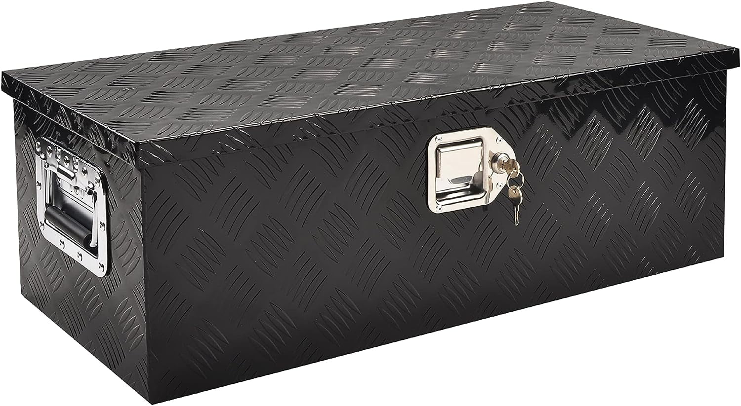 FGJQEFG 30 Inch Small Aluminum Truck Tool Box Trailer Storage Toolbox ...