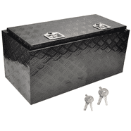 BENTISM Truck Tool Box 30"x13"x9.6" Heavy Duty Aluminum Bar Tread Truck ...