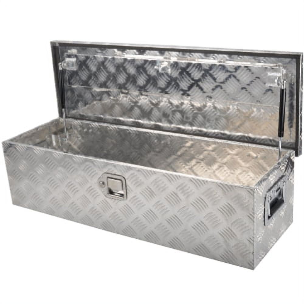 FGJQEFG 39 Inch Aluminum Truck Bed Tool Box, Trailer Underbody Storage ...