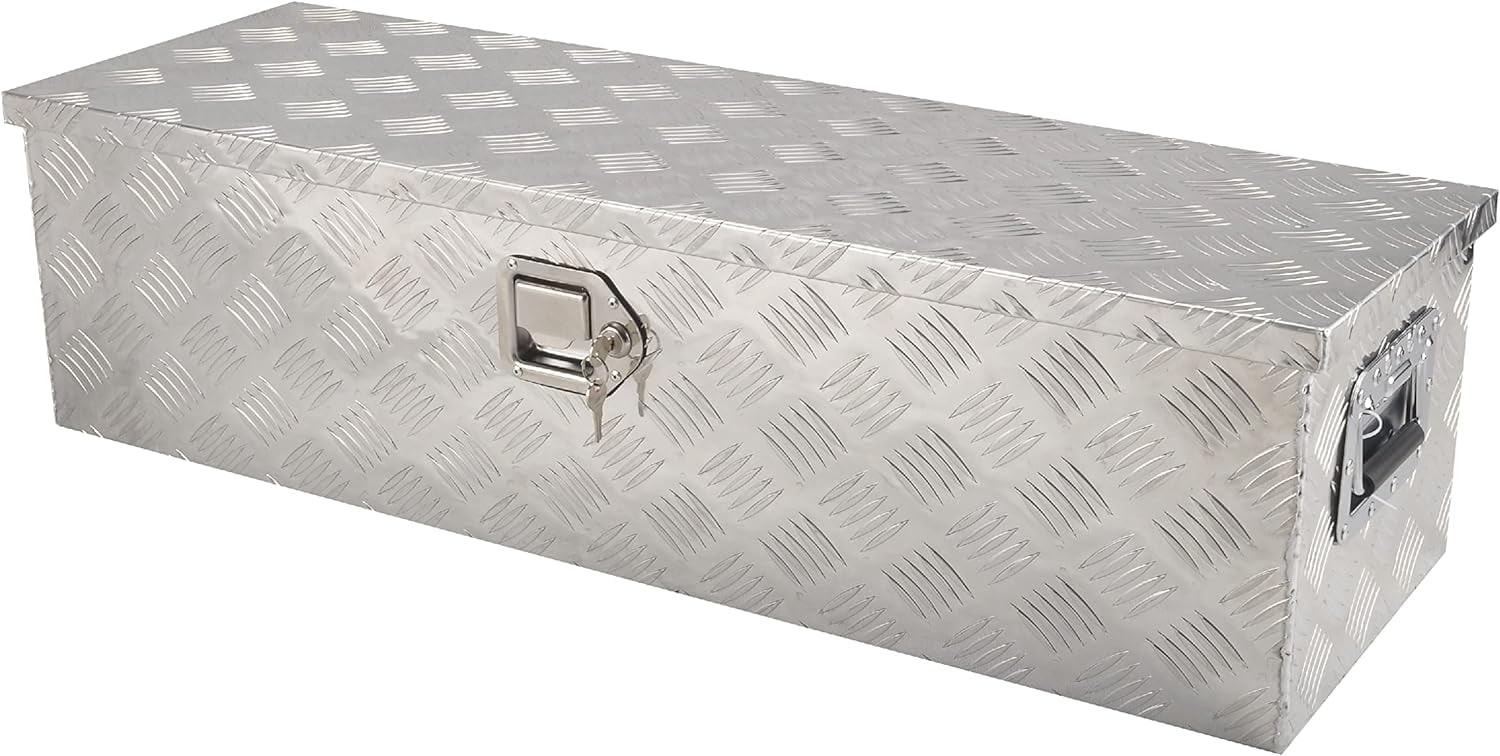 FGJQEFG 39 Inch Truck Tool Box Aluminum Trailer Toolbox Underbody Box w ...