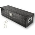 FGJQEFG 39 Inch Black Aluminum Utility Bed Truck Toolbox, Underbody ...
