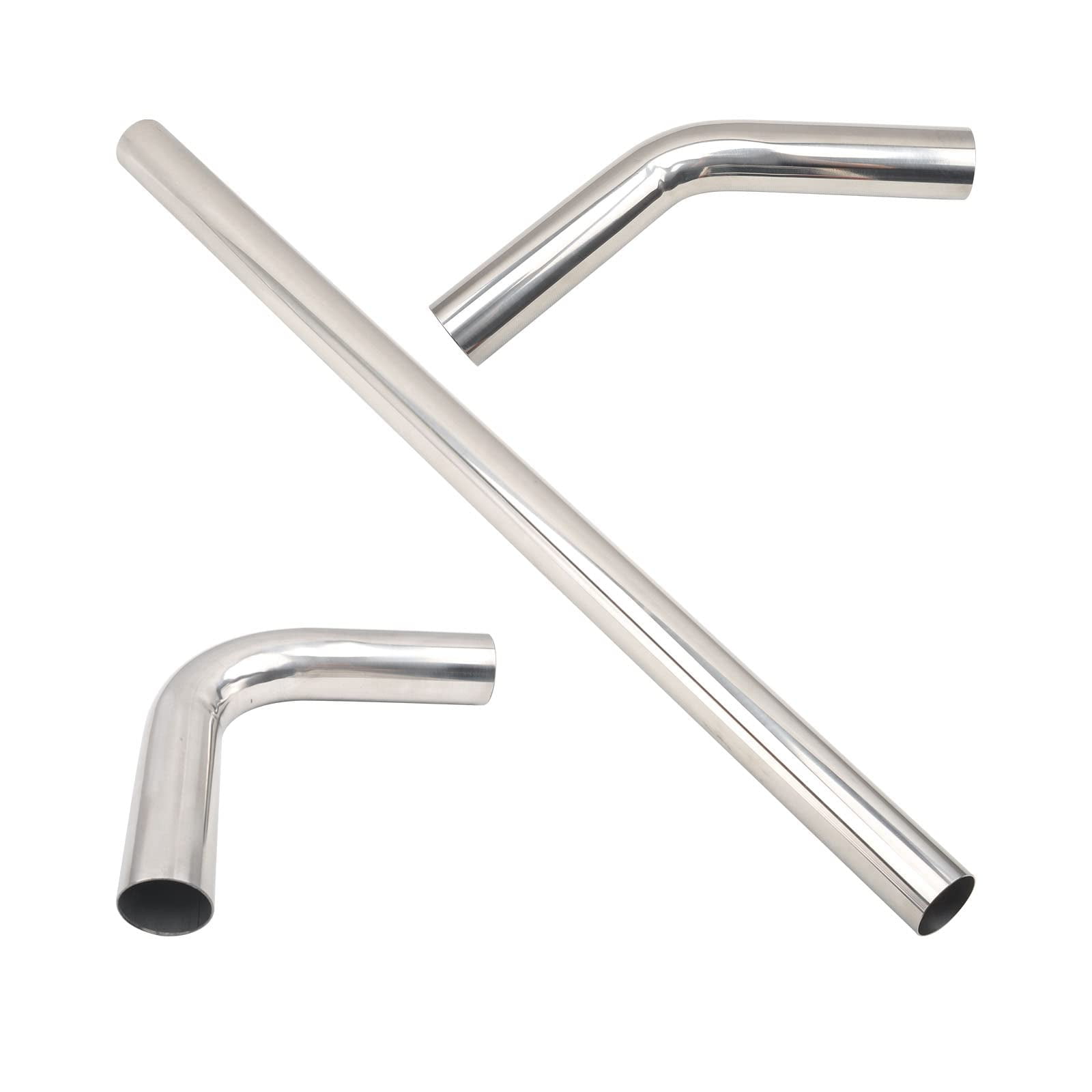 FGJQEFG 4 Inch DIY Custom Mandrel Exhaust Pipe Exhaust Straight ...