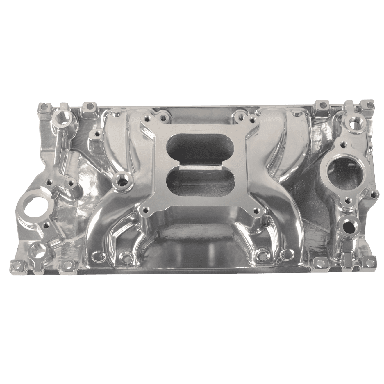 FGJQEFG Aluminum Intake Manifold Compatible with Chevy Vortec SBC V8 ...