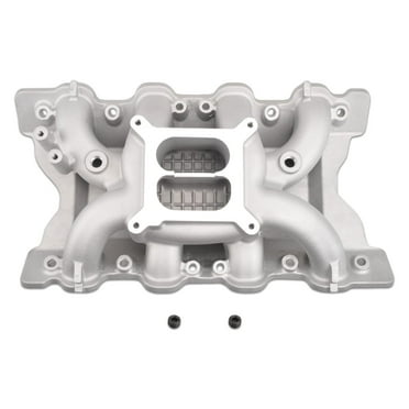 Edelbrock 2701 Performer EPS Intake Manifold, Cast Finish, 4 bbl Carb ...