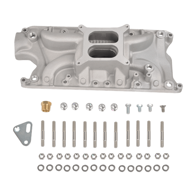 FGJQEFG Aluminum Intake Manifold Compatible with Small Block Ford SBF ...