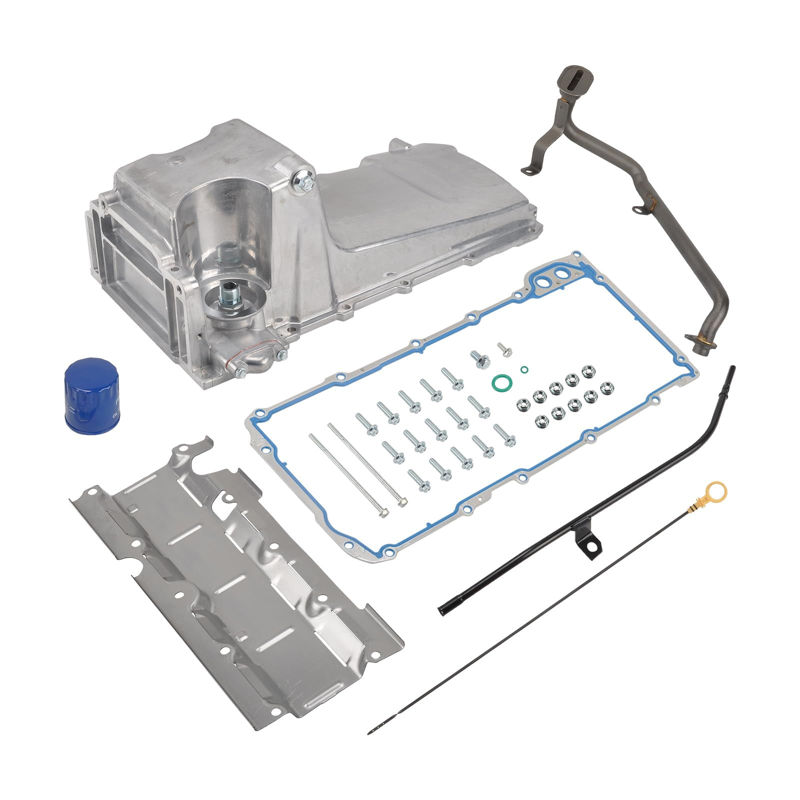 FGJQEFG Aluminum Oil Pan Kit for Chevrolet GM LS1 LS3 LSA LSX New ...