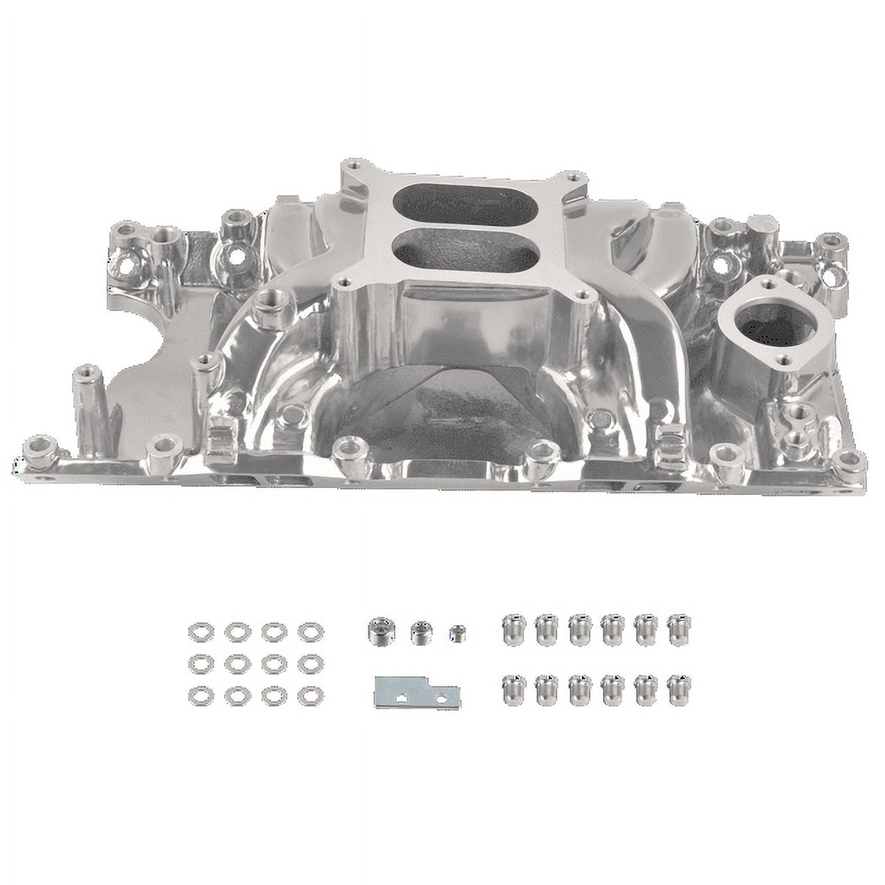FGJQEFG Small Block Chevy SBC 305 327 350 400 1957-1986 Intake Manifold ...