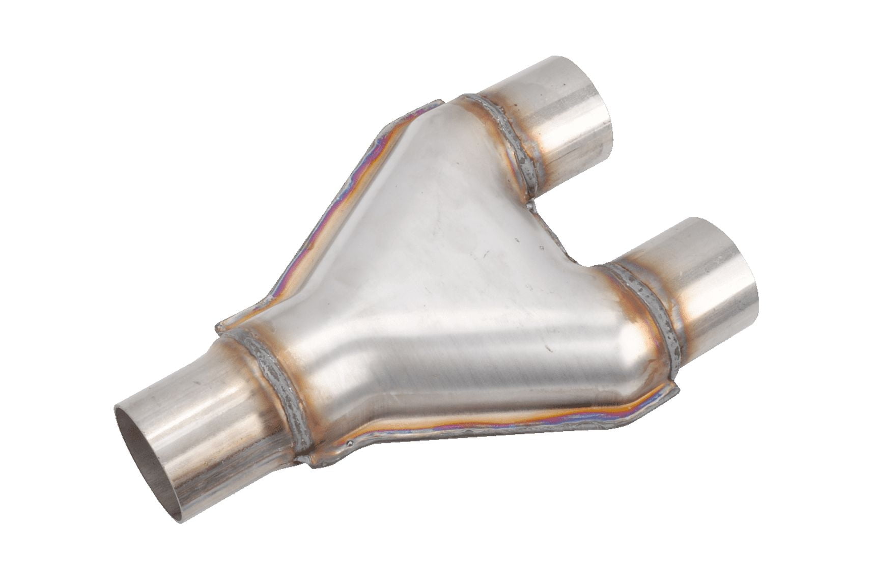 FGJQEFG T409 Stainless Steel Exhaust Stamped Y Pipe 2'' Inch ID Single ...