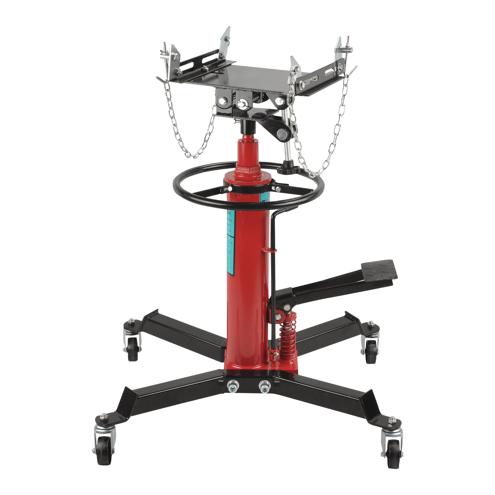FGJQEFG Transmission Jack 1100Lbs 2 Stage Hydraulic High Lift Vertical ...