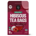 FGO Hibiscus Tea Bags, 100 Count, Sweet Tart Herbal Tea, Pink Hue ...