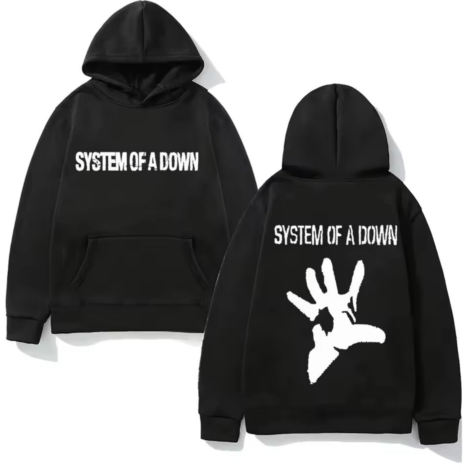 FGRSGHACVN Vintage Rock Band System of A Down Hoodie Iconic Band ...