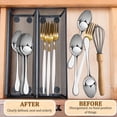 FGTHBF-4PCS Drawer Organizer for Kitchen,Utensil Mesh Drawer Organizer ...