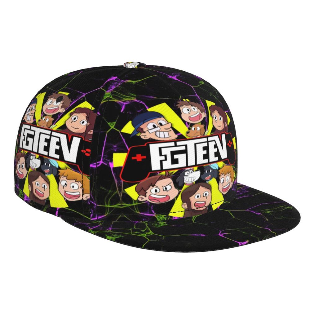 FGTeeV Adjustable Flat Brim Baseball Cap Snapback Hat Hip Hop Caps for ...