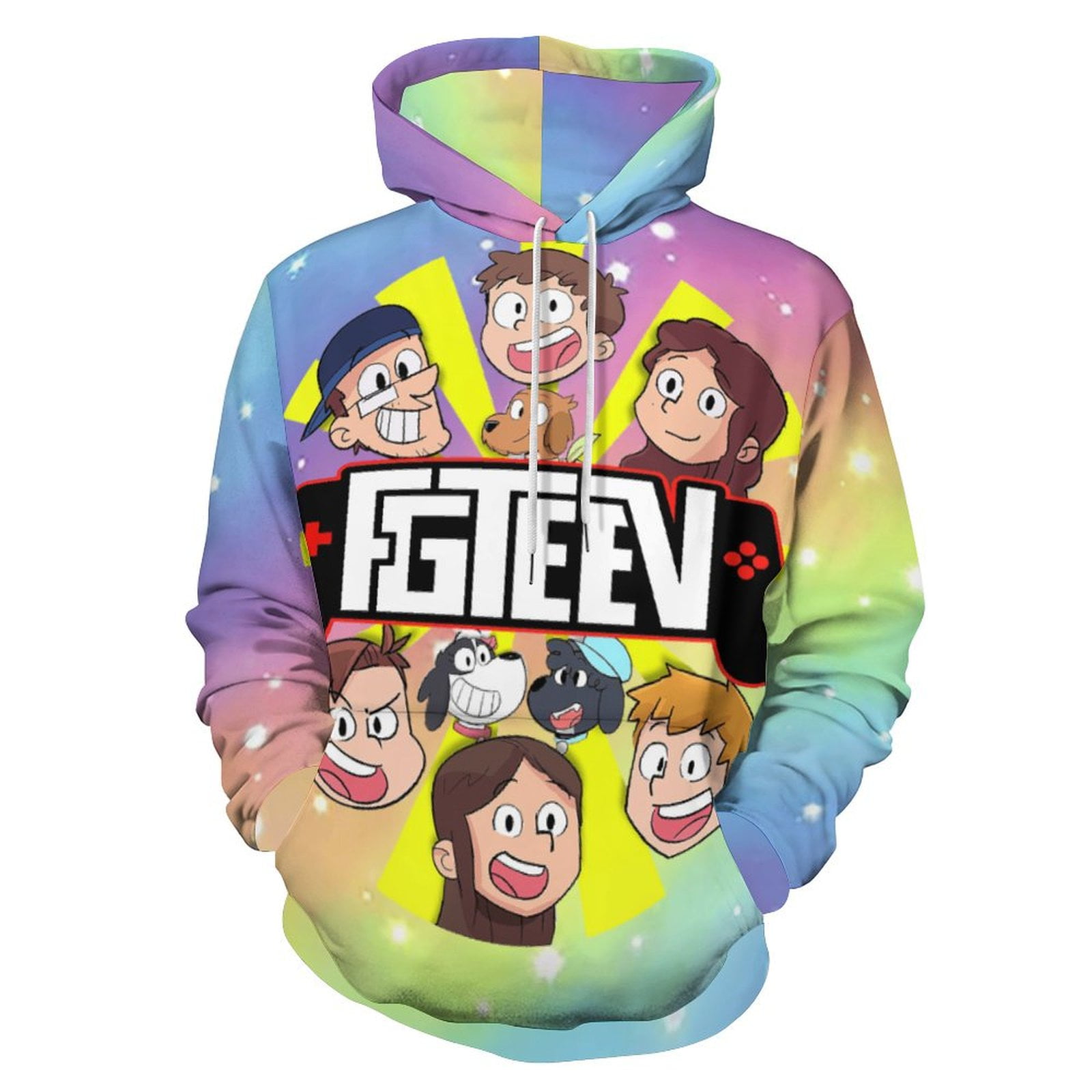 FGTeeV Adult Sweater Pullover Hoodie 3D Printed Loose Hooded Long ...
