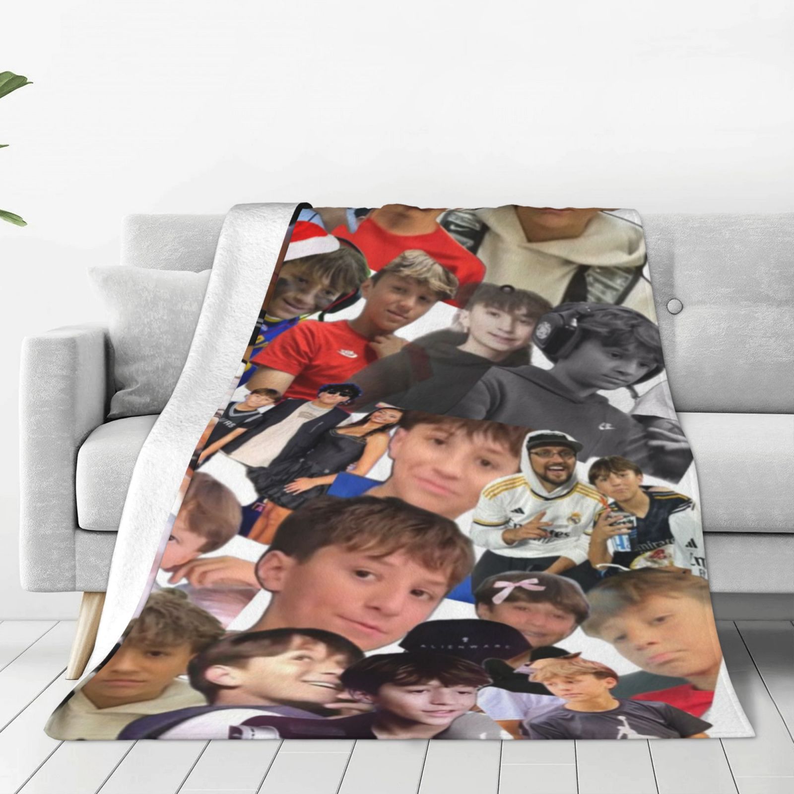 FGTeeV Blanket Air Conditioning Blanket Quilt Cartoon Plush Throw for ...