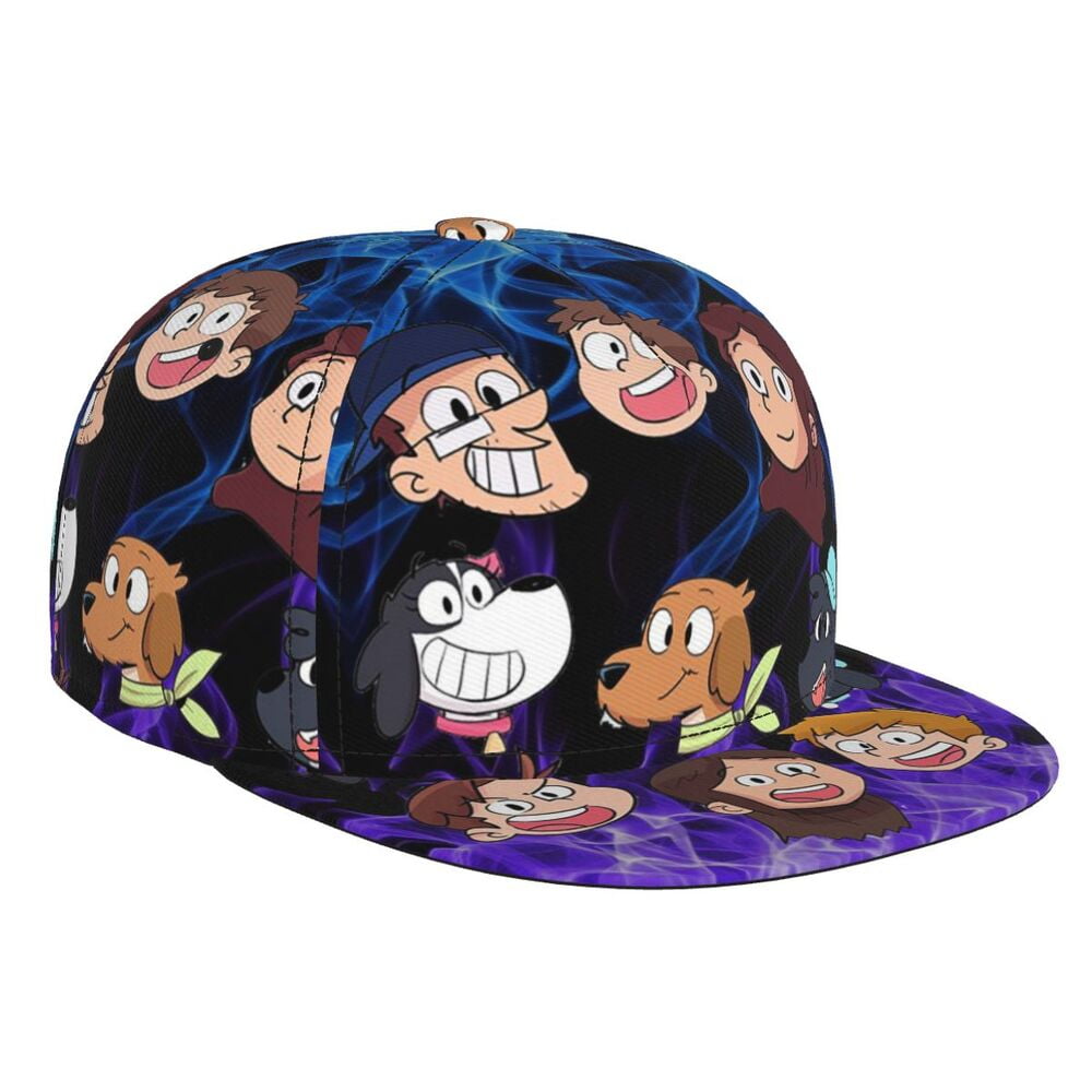 FGTeeV Faces Adjustable Flat Brim Baseball Cap Snapback Hat Hip Hop ...