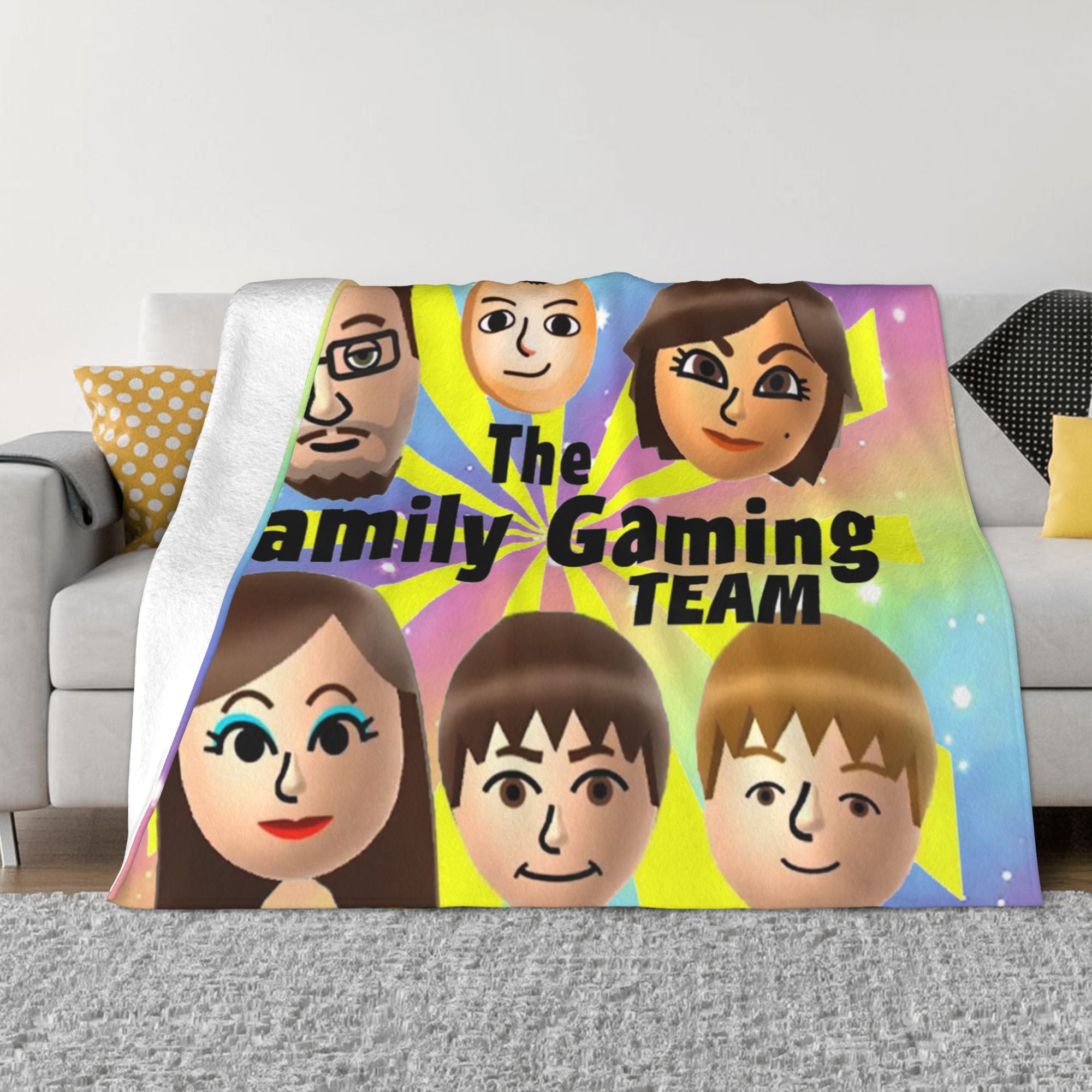 FGTeeV Family Game Team Soft Lightweight Bed Blankets Plush Fuzzy Cozy ...