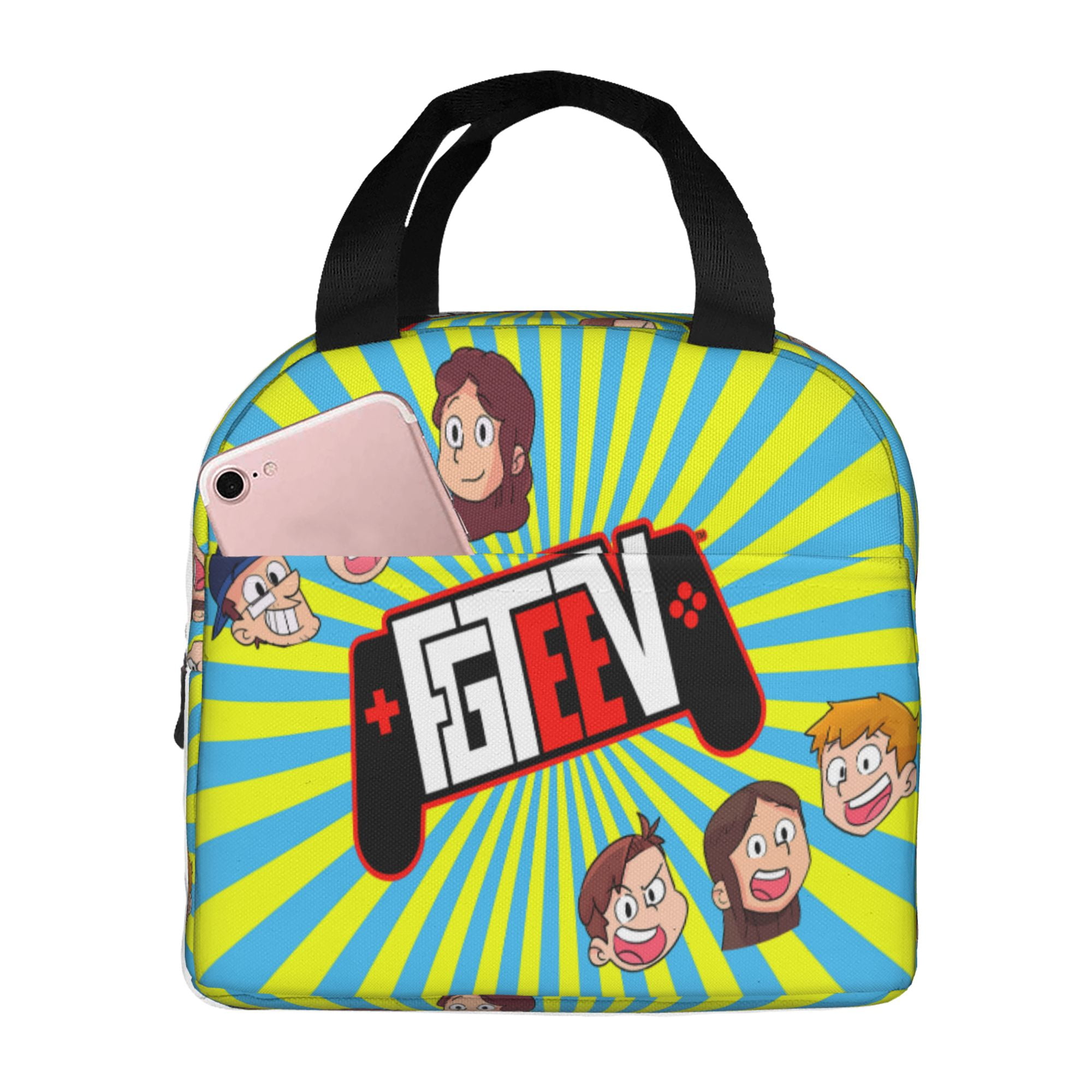 FGTeeV Family Lunch Bag Portable Tote Bag Insulated Lunch Box Picnic ...