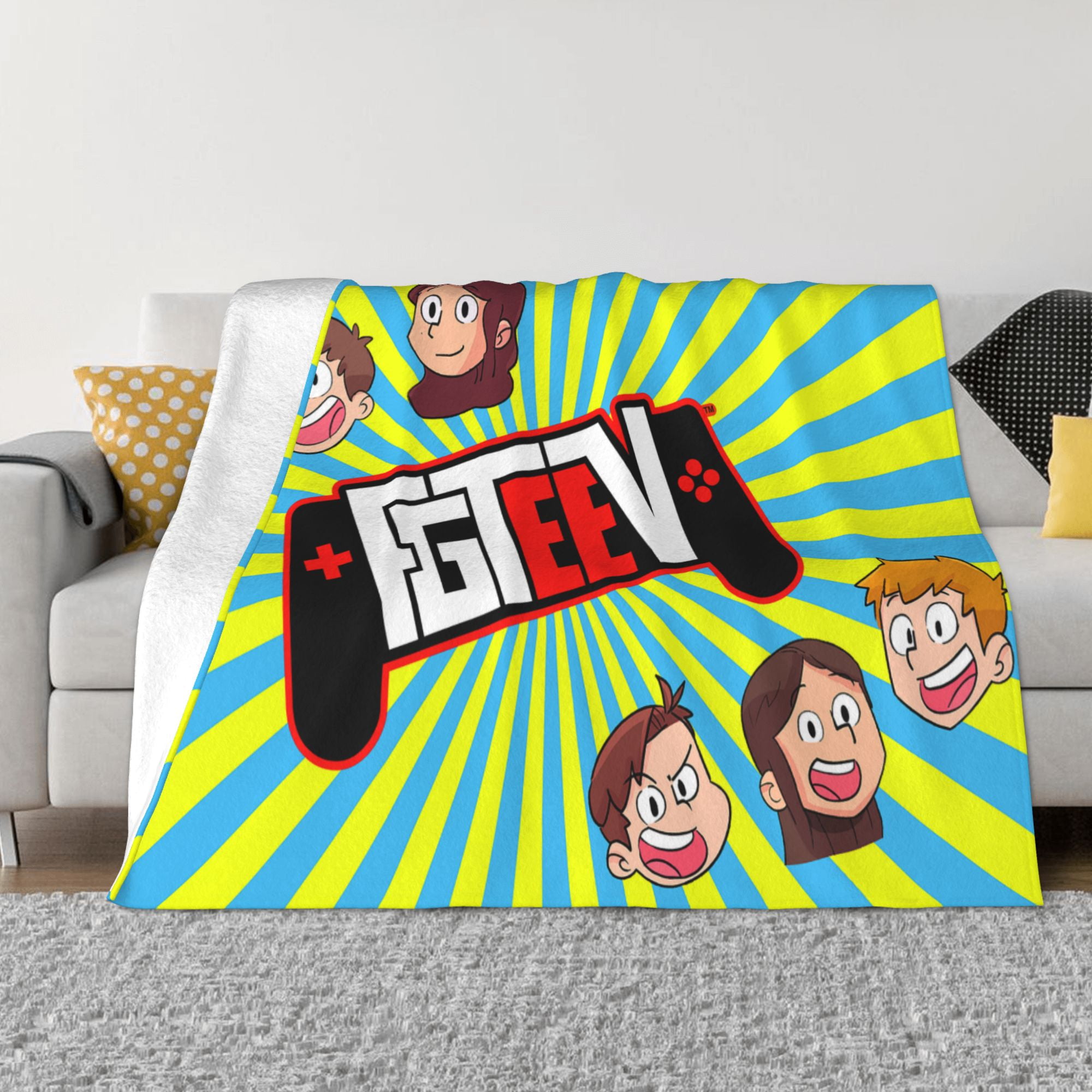 FGTeeV Family Soft Lightweight Bed Blankets Plush Fuzzy Cozy Blanket ...