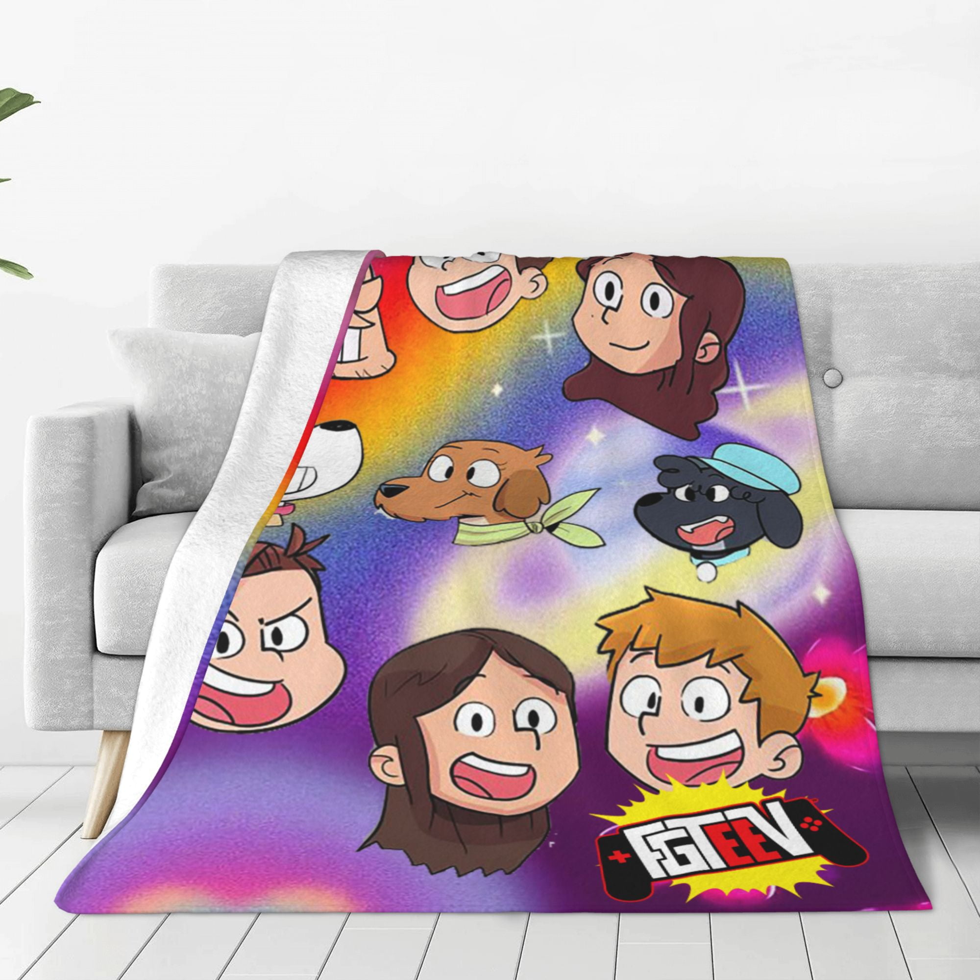 FGTeeV Game Soft Lightweight Bed Blankets Plush Fuzzy Cozy Blanket ...