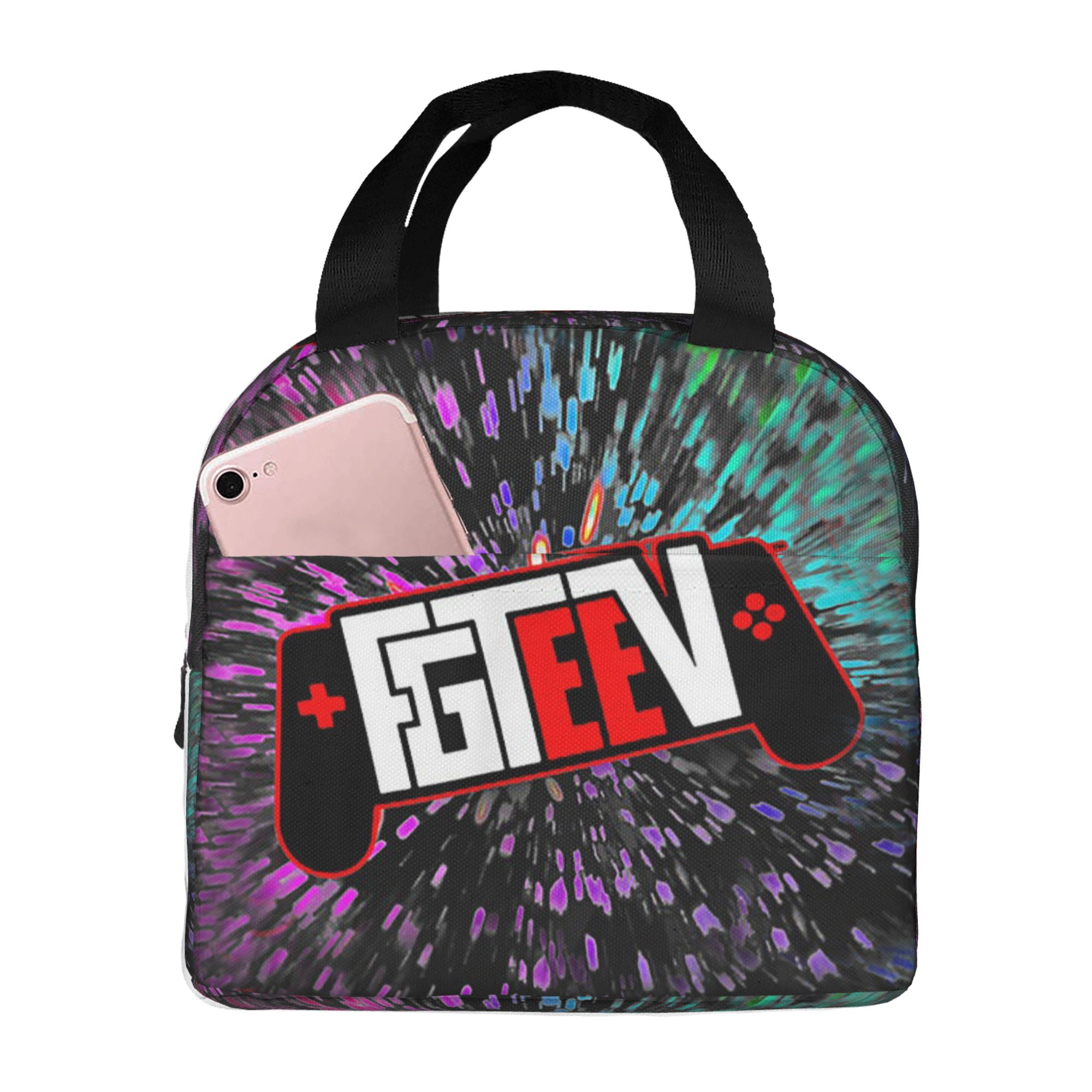 FGTeeV Logo Lunch Bag Portable Tote Bag Insulated Lunch Box Picnic ...
