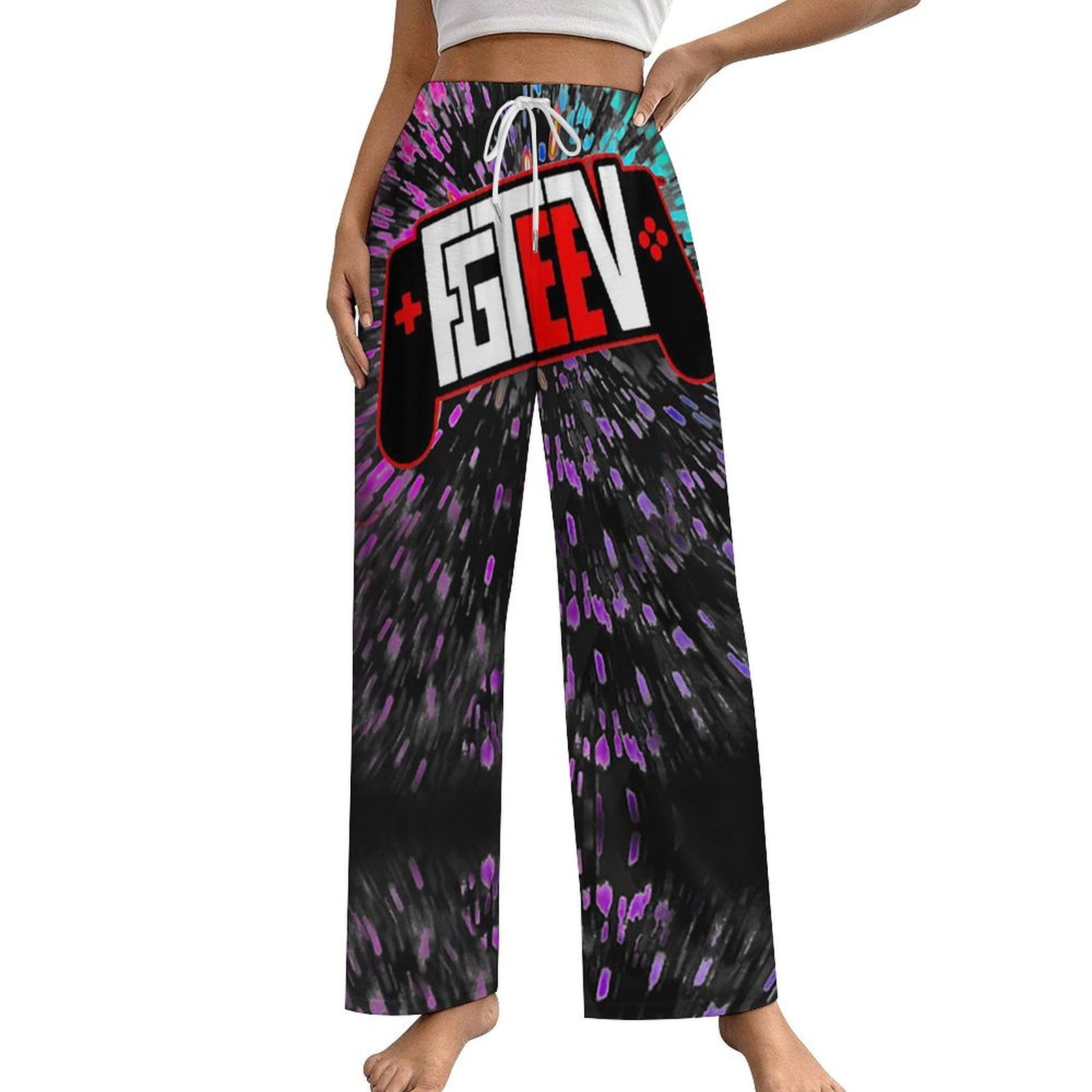 FGTeeV Logo Women's Pajama Sleep Pants Home Sleeping Pants - Walmart.com