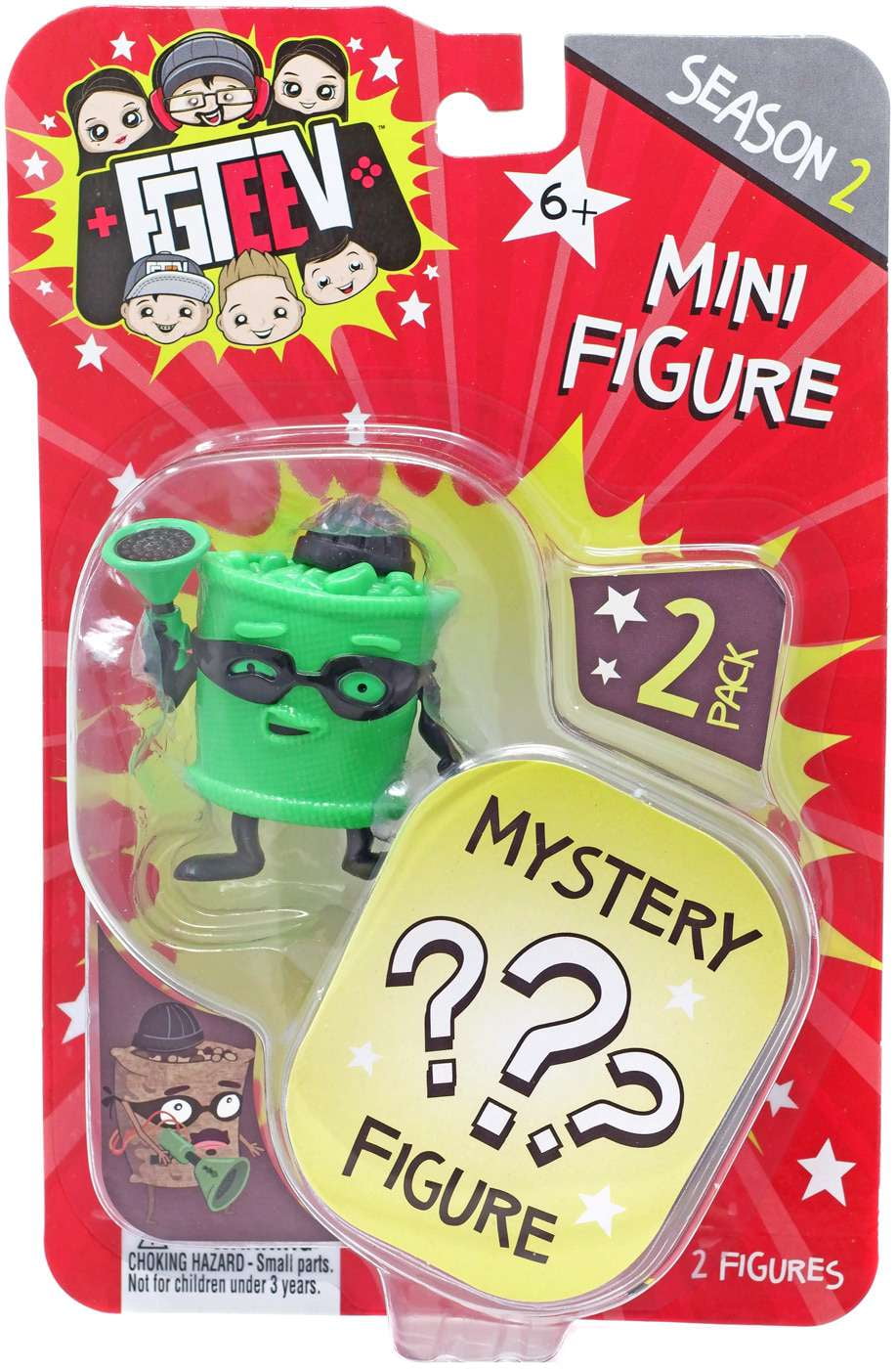 FGTeeV Season 2 Toxic Beans & Mystery Action Figure 2-Pack - Walmart.com