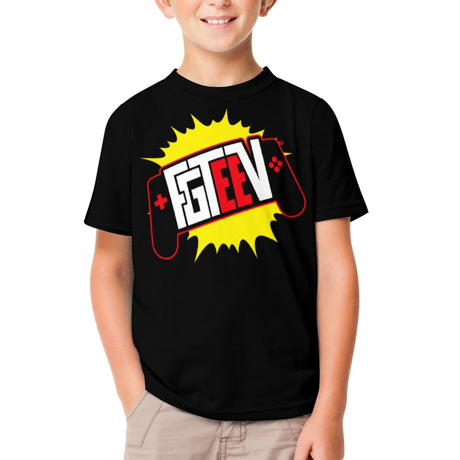 FGTeeV T-Shirts for Boys Girls, Kids 3D Print Short Sleeve, Unisex Crew ...