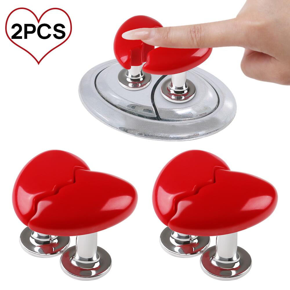 2-Piece Toilet Tank Button Pusher Helper - Walmart.com