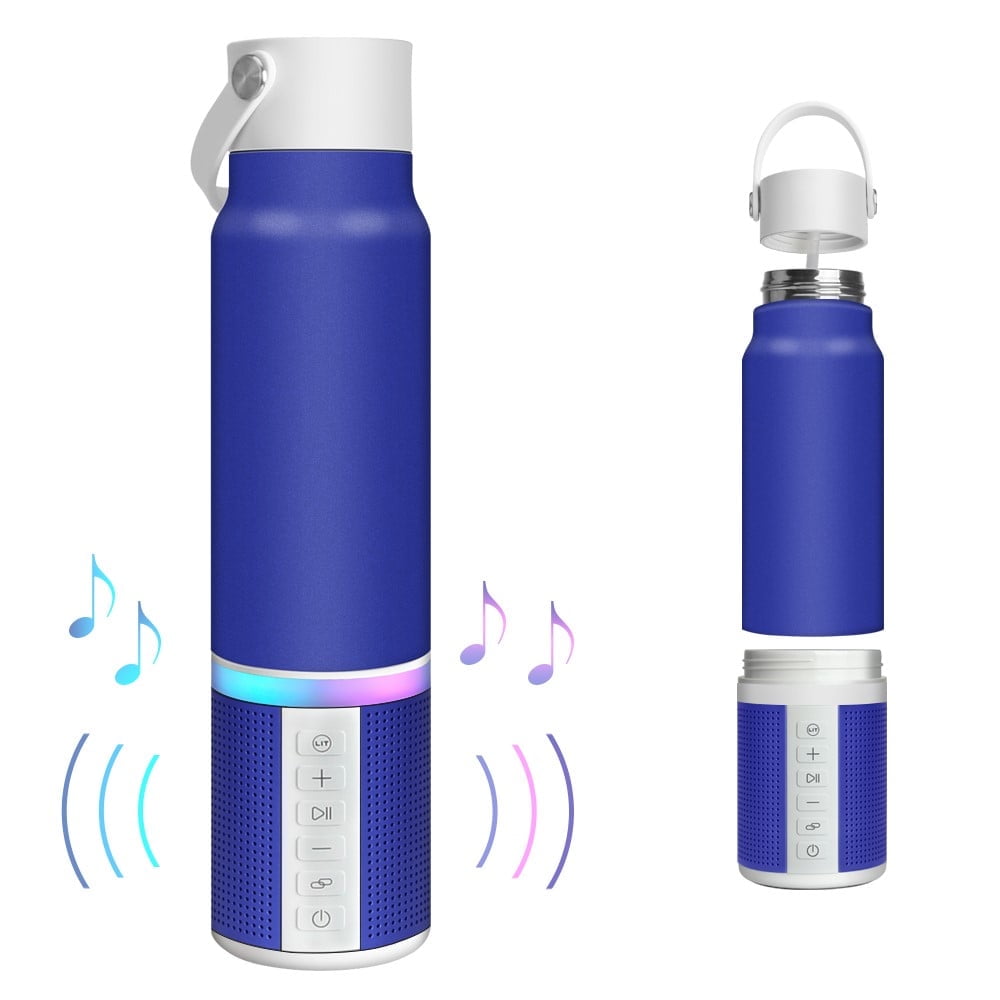 FGY Bluetooth Speaker Insulated Water Bottle - 20oz 304 Stainless Steel ...