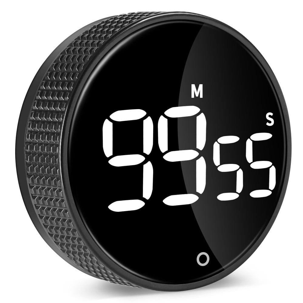 FGY Digital Kitchen Timer with Large LED Display Magnetic Backing Countdown Timer for Sport ...