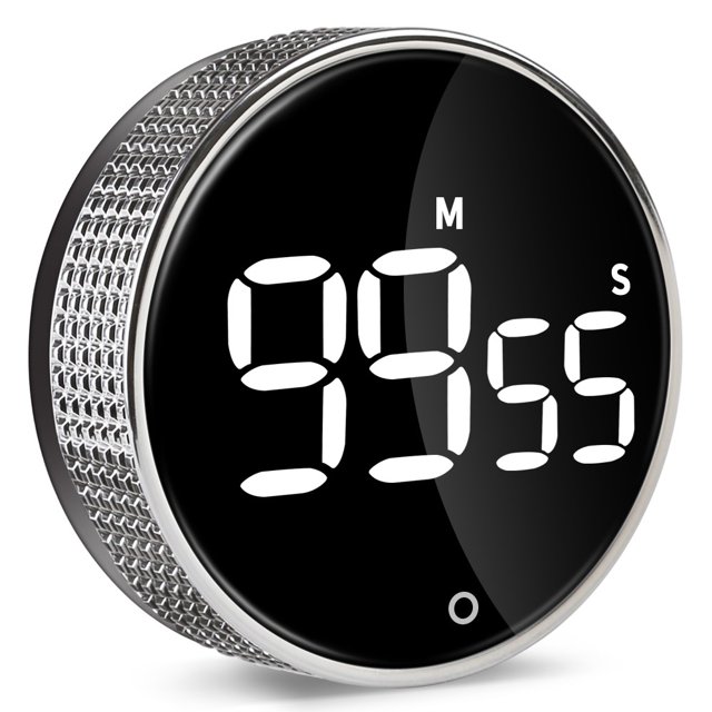 FGY Digital Kitchen Timer with Large LED Display Magnetic Backing ...