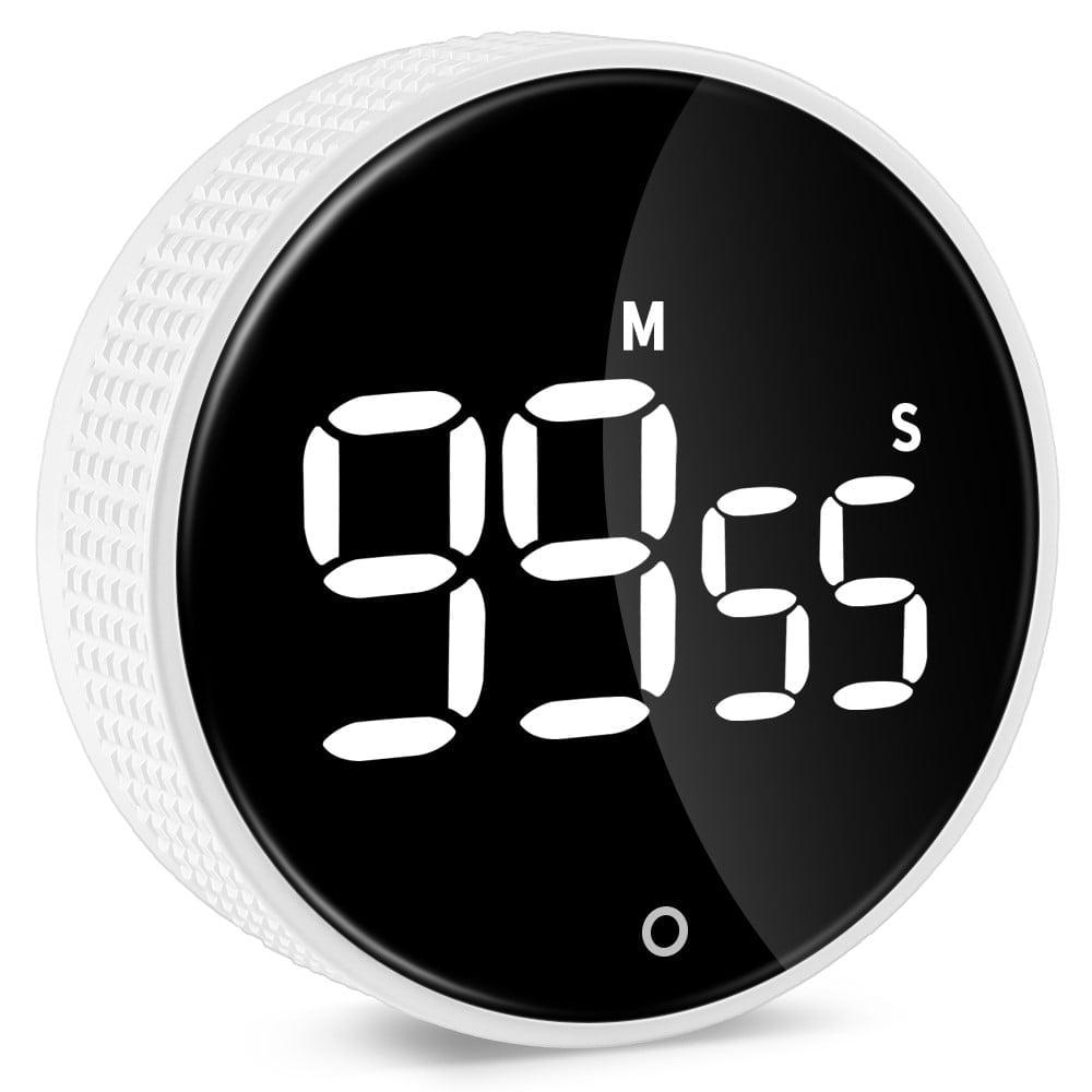 FGY Digital Kitchen Timer with Large LED Display Magnetic Backing Countdown Timer for Sport ...