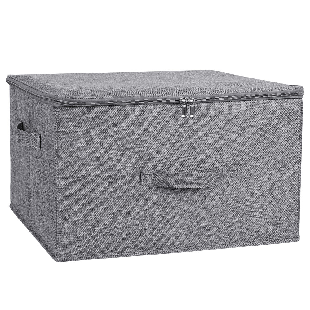 FGYRYK,Foldable Storage Bin Cube Boxes with Zipper Lids Linen Fabric ...