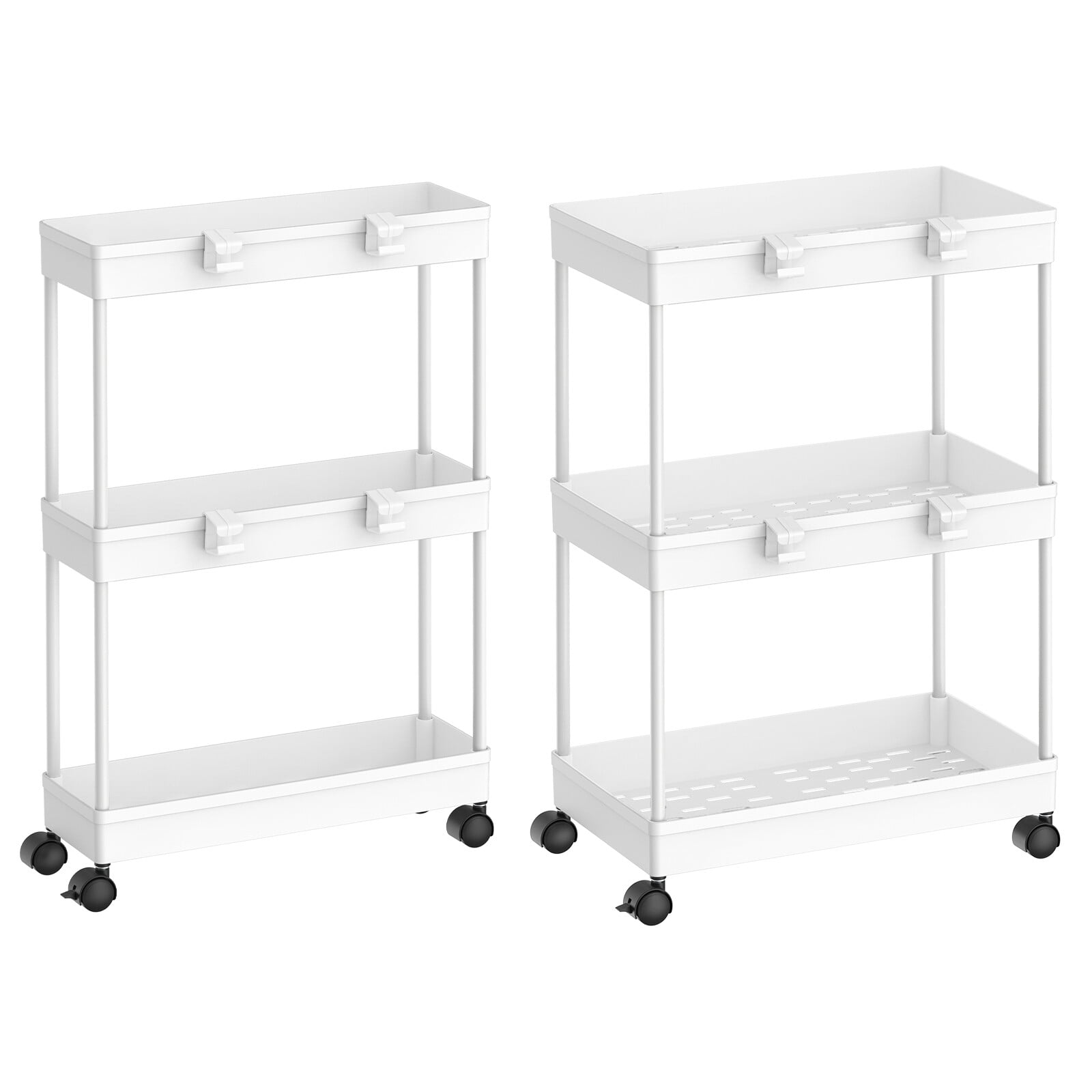 FGYRYK2-piece narrow sliding storage cart - kitchen narrow slit pull ...