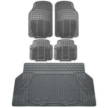BDK All Weather Rubber Floor Mats for Car SUV & Truck - 4 Pieces Set ...