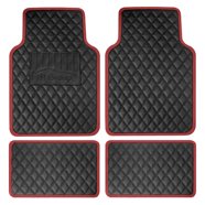 FH Group Universal Fit Diamond Pattern Floor Mats Leather For Car SUV ...