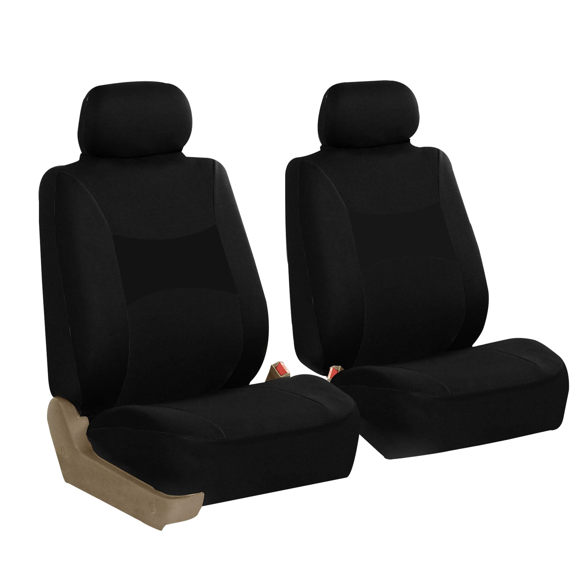 FH Group Light & Breezy Flat Cloth Car Seat Cover Set For Car Truck SUV ...