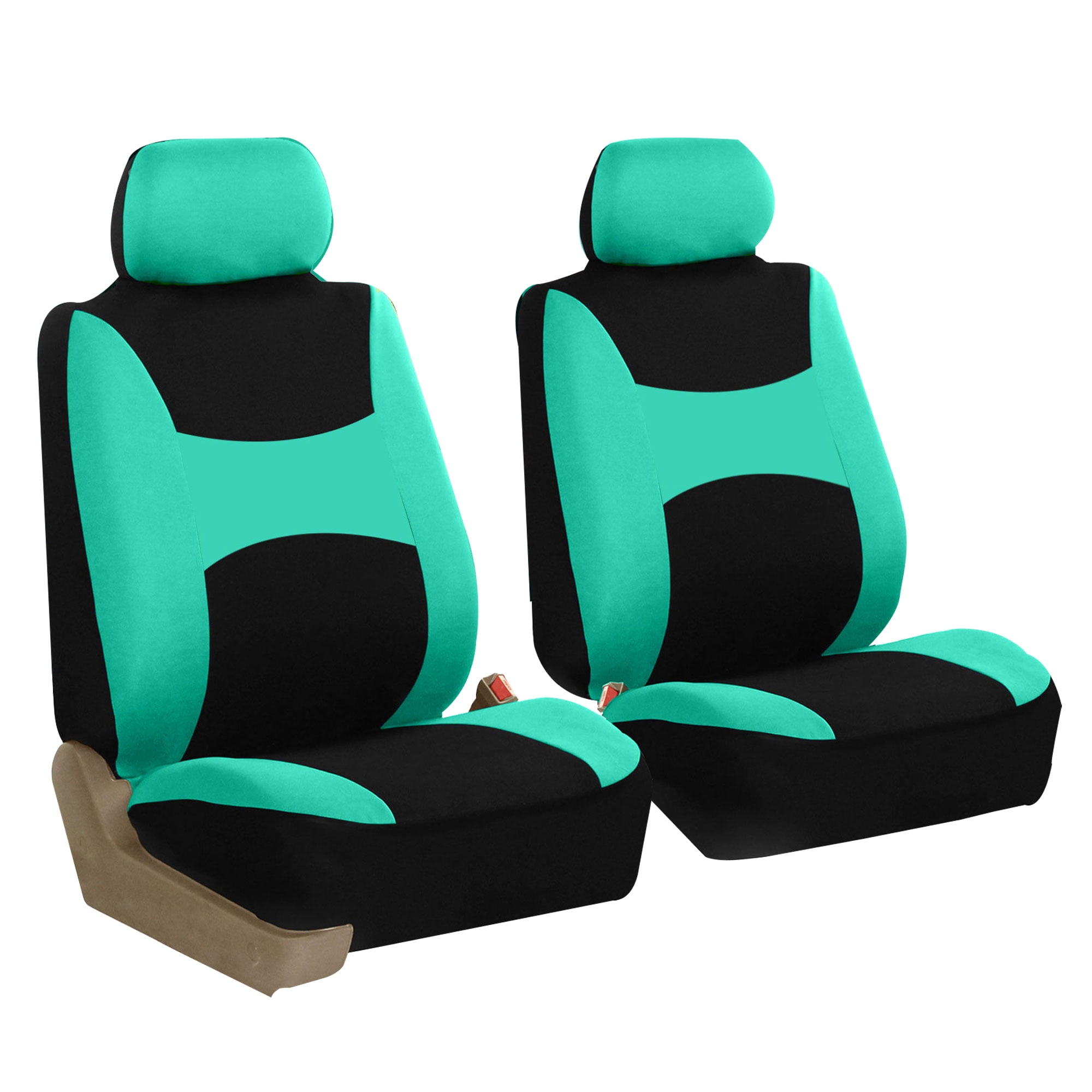 FH Group Light & Breezy Flat Cloth Car Seat Cover Set For Car Truck SUV ...