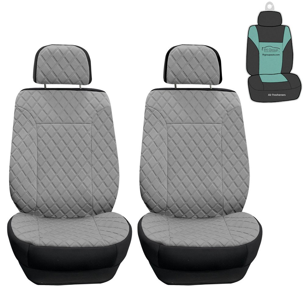 FH Group Prestige79 Gray NeoSupreme Front Set Car Seat Cover with Air ...