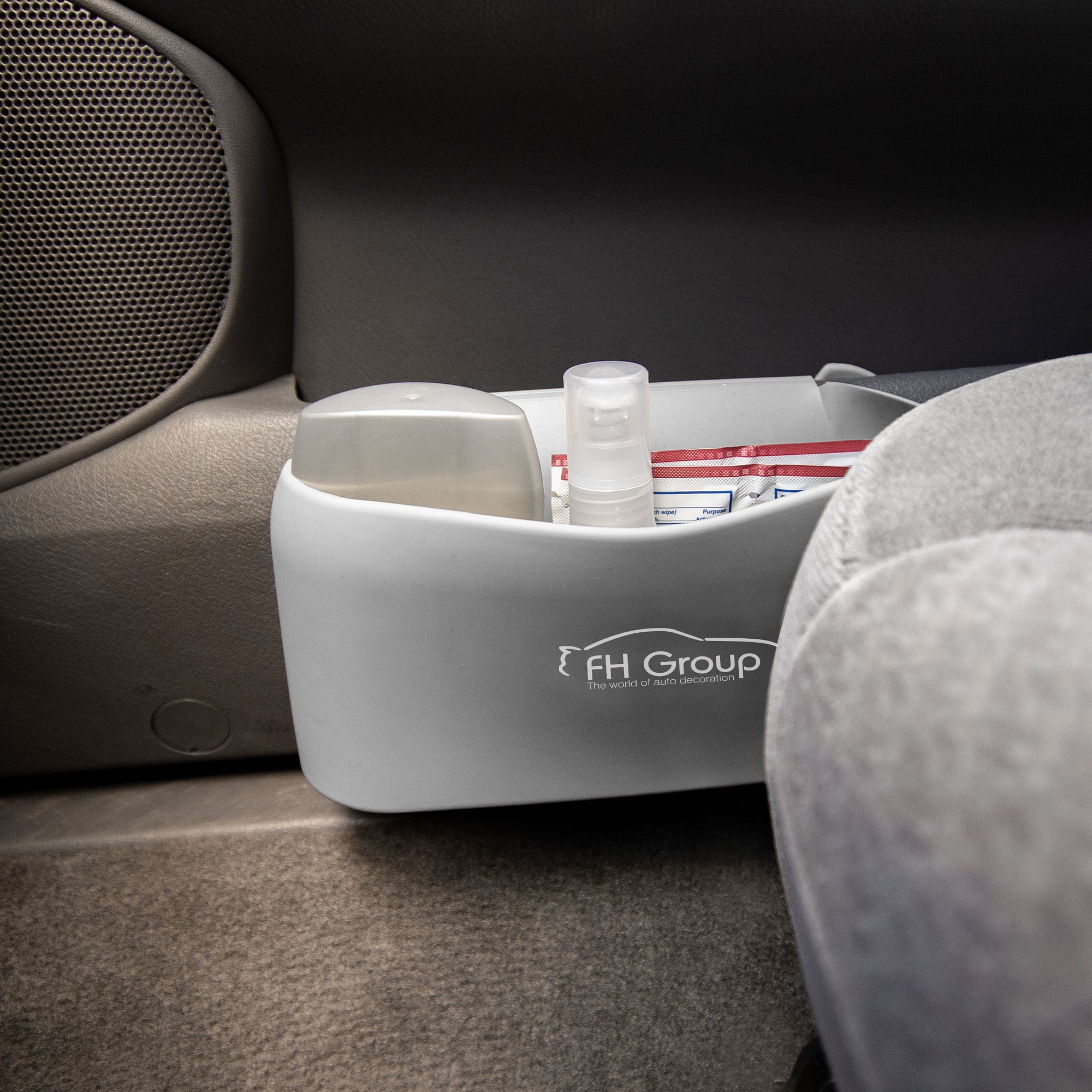 FH Group Silicone Trash Bin Tray Waste Garbage Bin Waterproof Durable ...