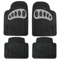 FH Group Trimmable ClimaProof Rubber Floor Mats With Footprint Design ...