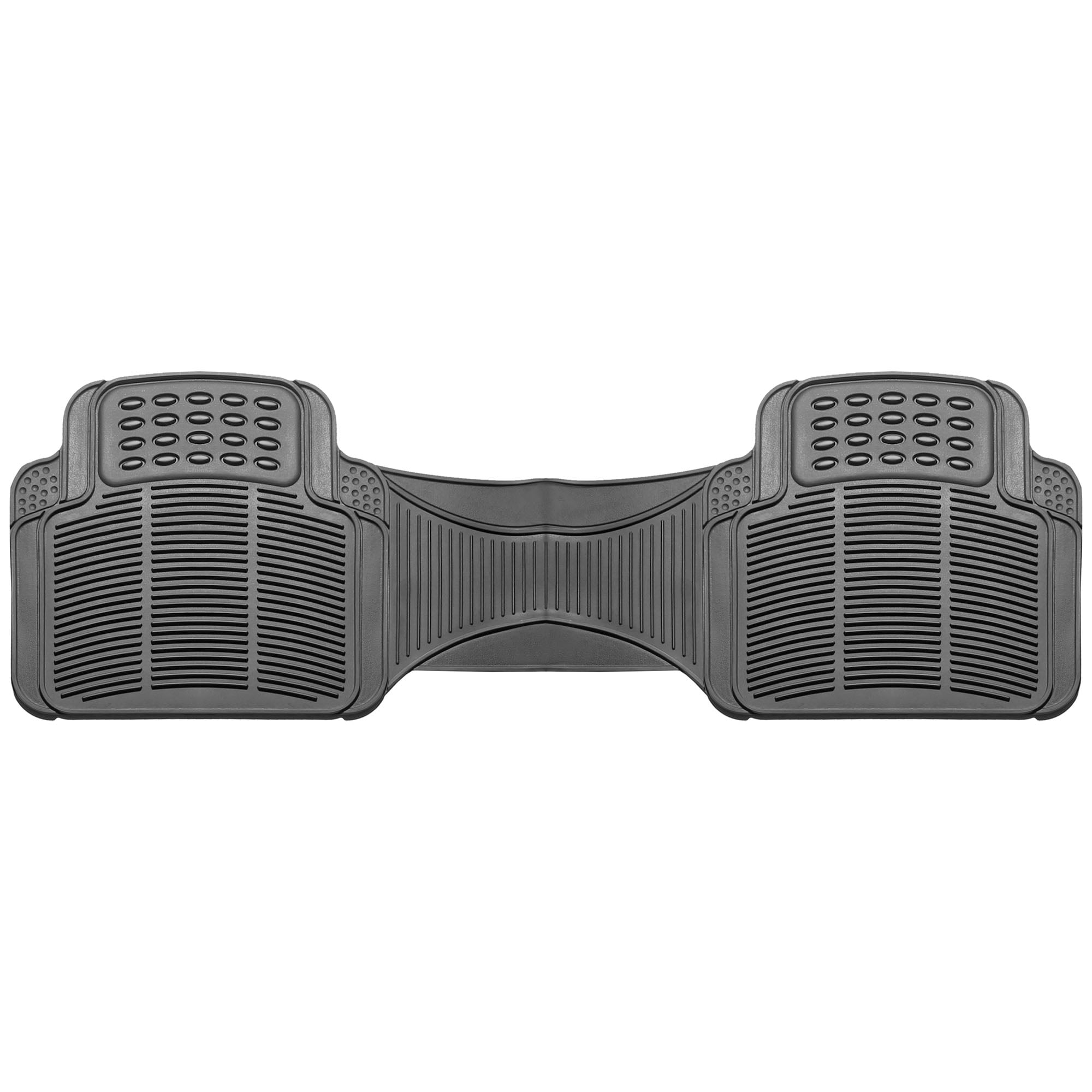 FH Group Universal Fit Rubber Floor Mats for Cars, Trimmable Mats for ...