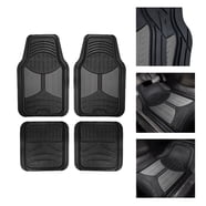 FH Group Universal Fit Diamond Pattern Floor Mats Leather For Car SUV ...